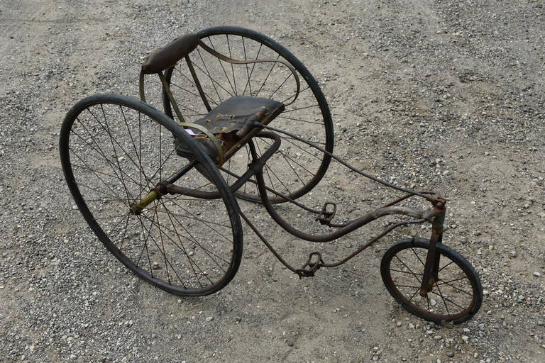 Antique Child's Velocipede Tricycle