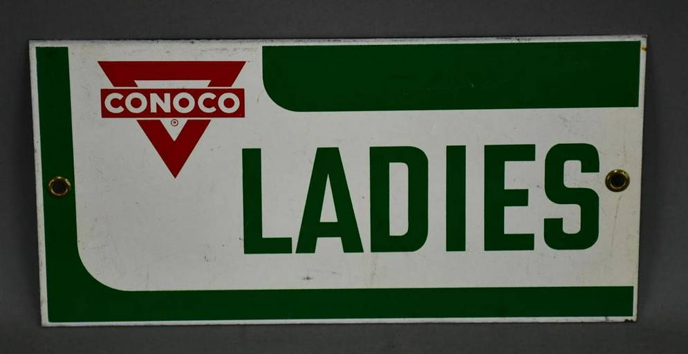 Conoco Ladies Metal Sign (tac)