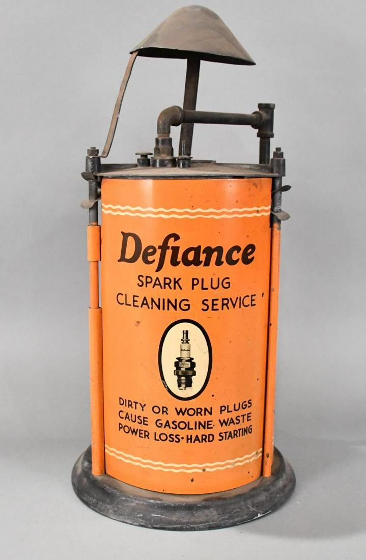 Rare Defiance Spark Plug Cleaning Service Machine
