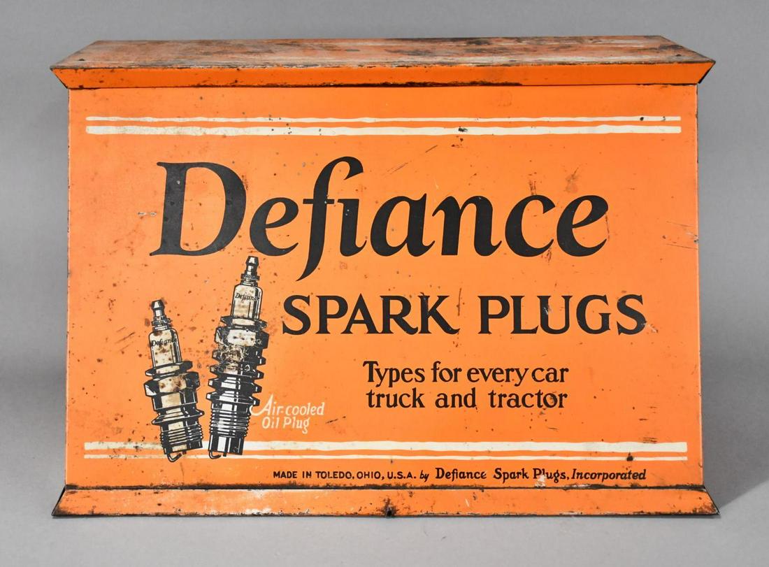 Defiance Spark Plugs "types For Every Car Truck & Tractors" Metal ...