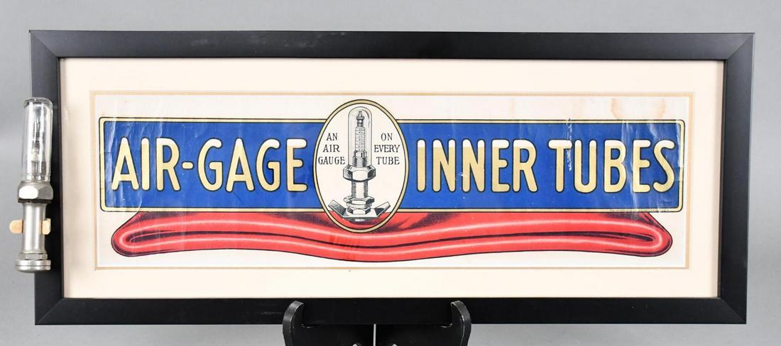 Air Gage Inner Tubes Decal & Gage Framed
