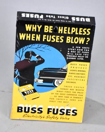 Buss Fuses Metal Point Of Sale Store Display