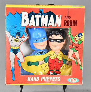 Batman And Robin Hand Puppets