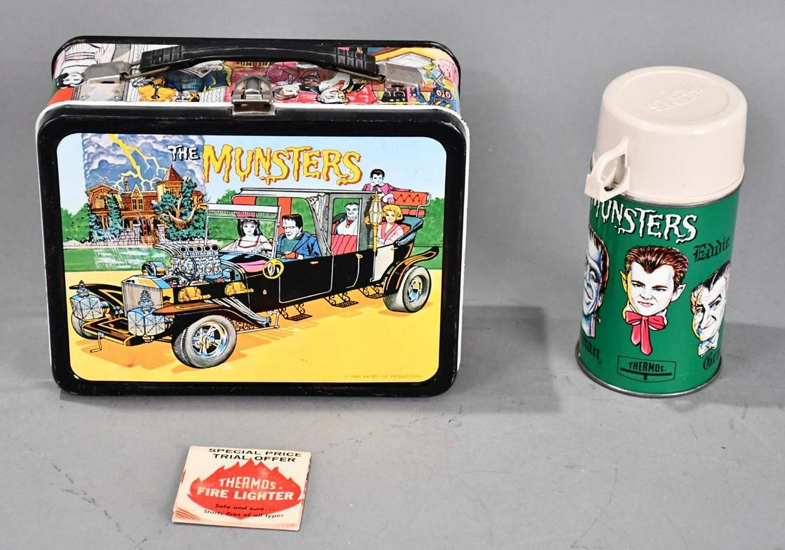 1965 The Munster Metal Lunch Box & Thermos