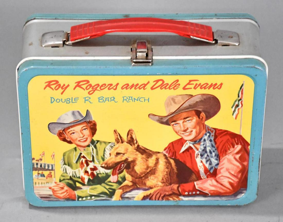 Roy Rogers & Dale Evans Double R Bar Ranch Metal Lunch Box (#1215) on ...