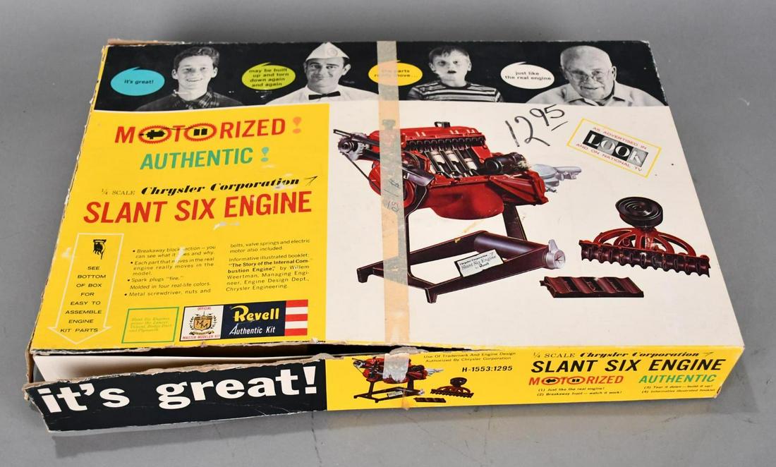 Chrysler Six Engine Motorized Plastic Motor Model Kit (#1253) on Apr 09 ...