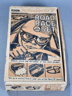 Eldon Big "100" Road Race Set W/cars