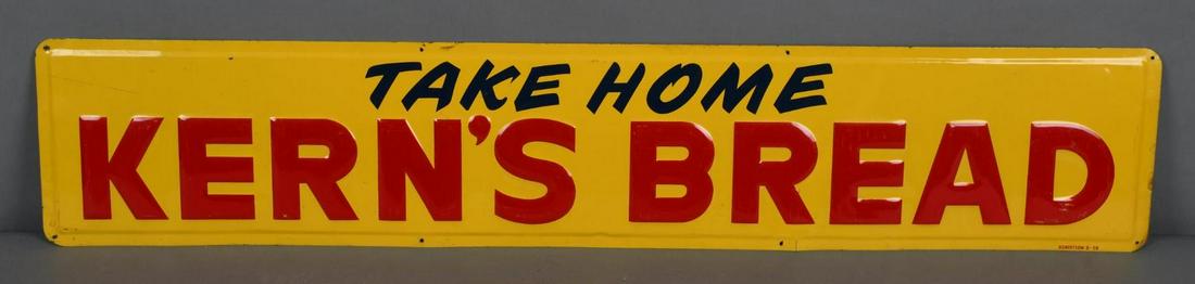 Take Home Kern's Bread Metal Sign
