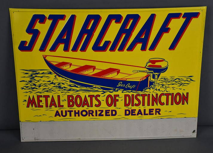 Repop Starcraft Boats Metal Sign