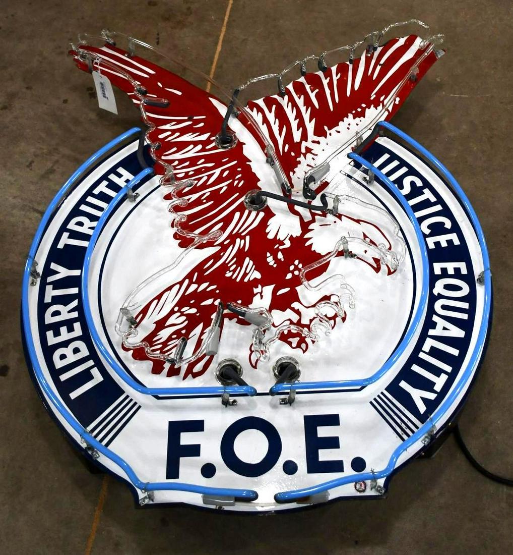 Foe Liberty Truth Justice Equality Porcelain Neon Sign (tac) Auction