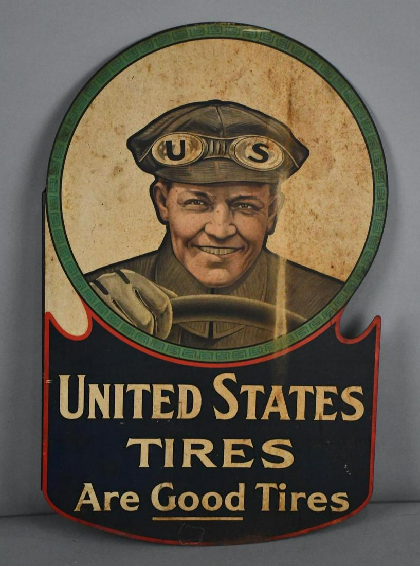 Unique United States Tires "are Good Tires" W/logo Metal Flange Sign ...