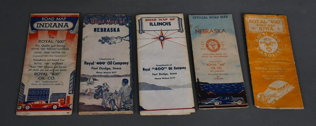 5 Royal "400" Road Maps