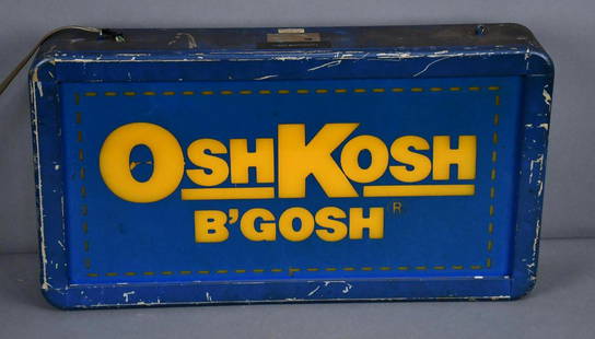 Plastic Lighted Sunoco Sign