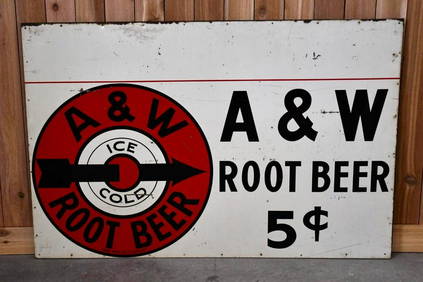 Hires Root Beer 1930s Rog Concession Sign