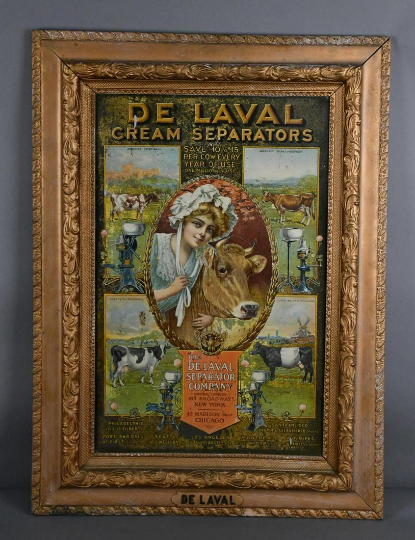 De Laval Cream Separators Metal Sign (tac) Auction