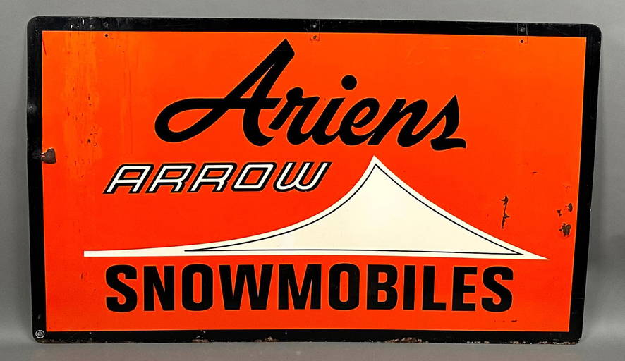 Ariens Arrow Snowmobile Metal Sign (tac)