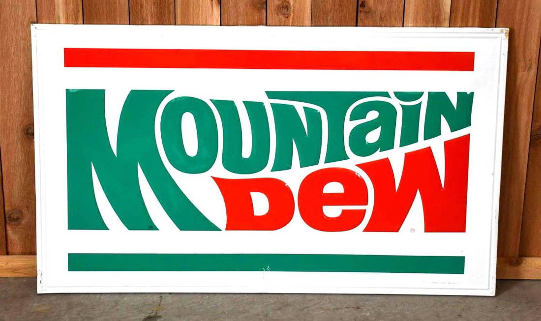 Mountain Dew Metal Sign (tac) Auction