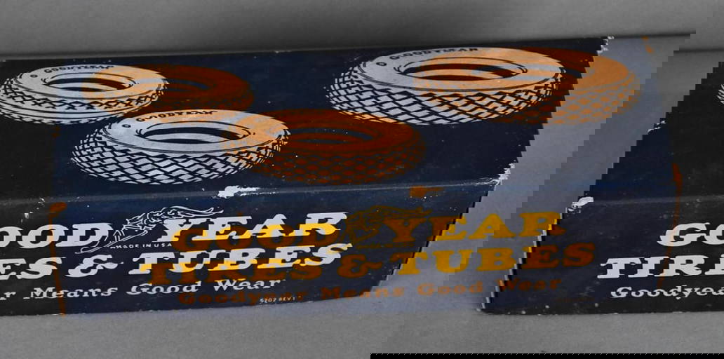 Goodyear Tires & Tubes Cardboard Box