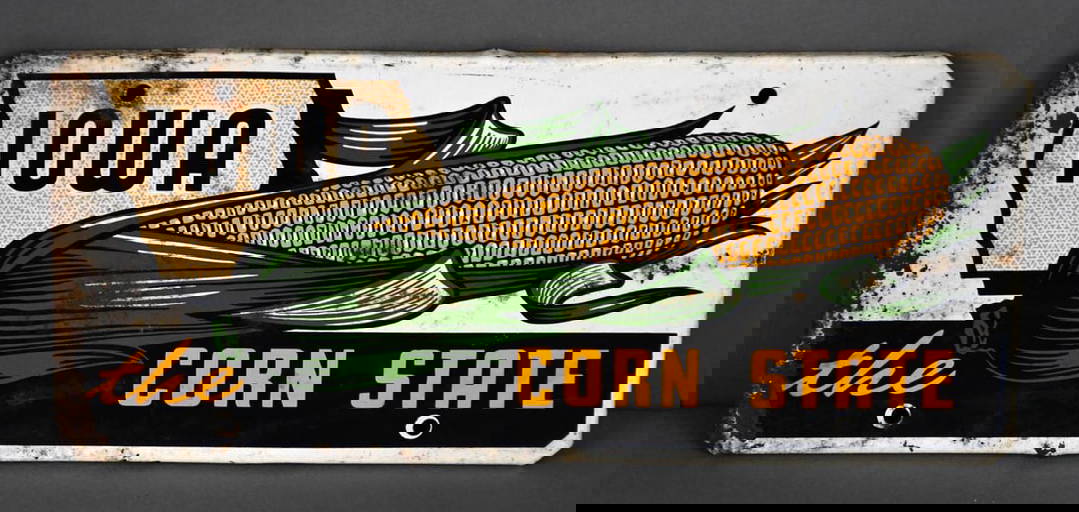 Iowa The Corn State License Plate Attachment
