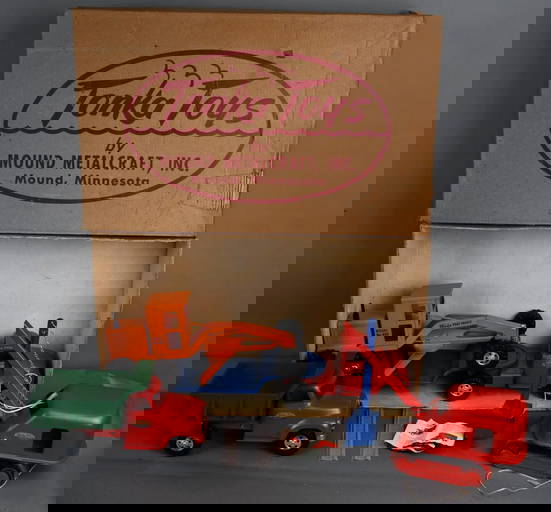 1955 Tonka Road Builder Set #775 4 W/box