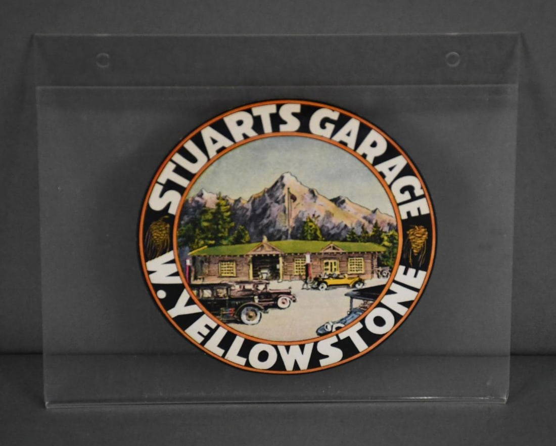 Stuart Garage W. Yellowstone W/image Decal Auction
