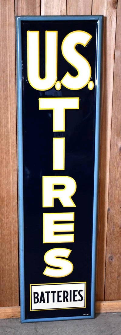 U.s. Tires Batteries Metal Sign (tac) Auction