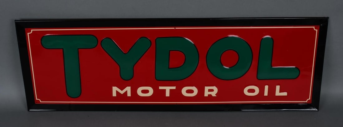 Tydol Motor Oil Metal Sign (restored) Auction