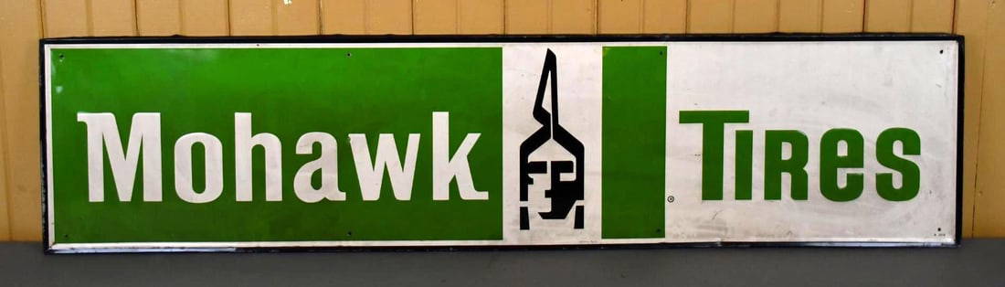 Mohawk Tires W/logo Metal Sign (tac) Auction