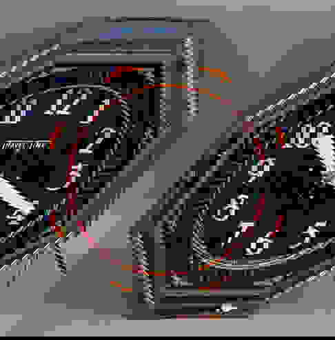 Travel Time Neon Spinner Clock Auction