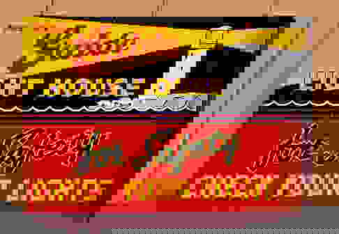 Guide Light House "for Safety Check Your Lights" Metal Flange Sign (tac ...