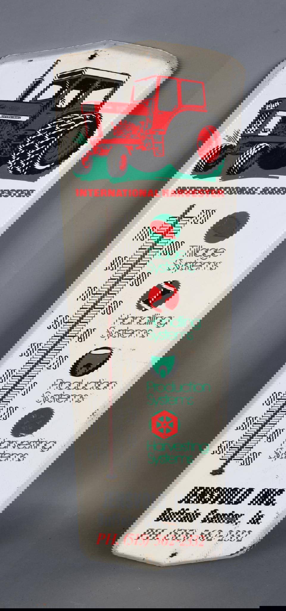 International Harvester W/tractor Metal Thermometer - Buffalo Center ...