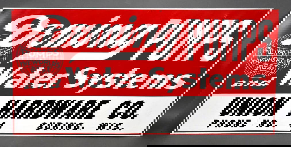 Deming Pumps Water Systems Metal Sign