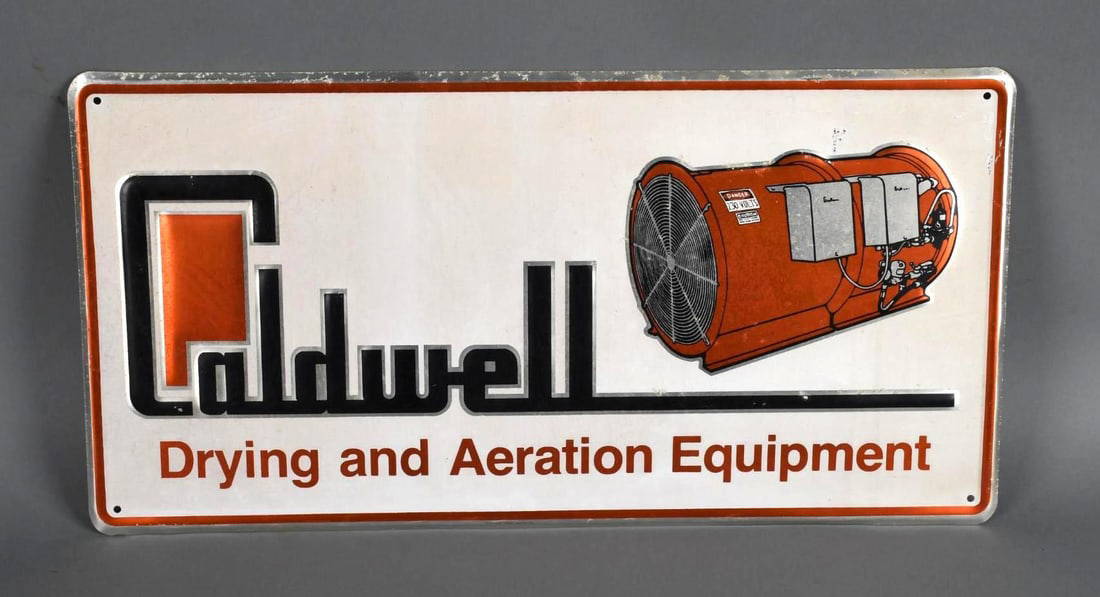 Caldwell Grain Drying Sign Auction