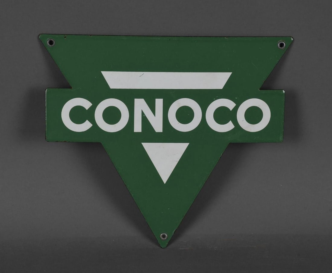 Conoco Porcelain Pump Sign (tac) Auction