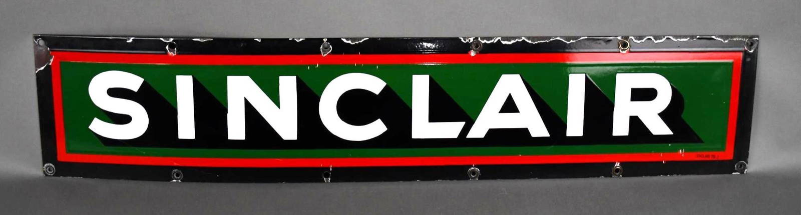 Sinclair (shaded Letters) Porcelain Sign (tac) Auction