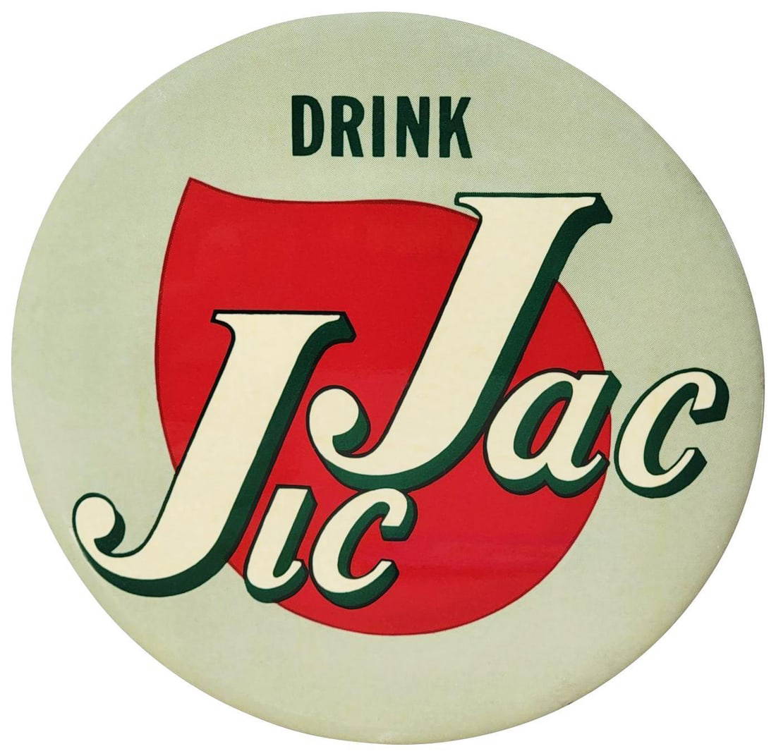 Drink Jic Jac Celluloid Sign (tac) Auction