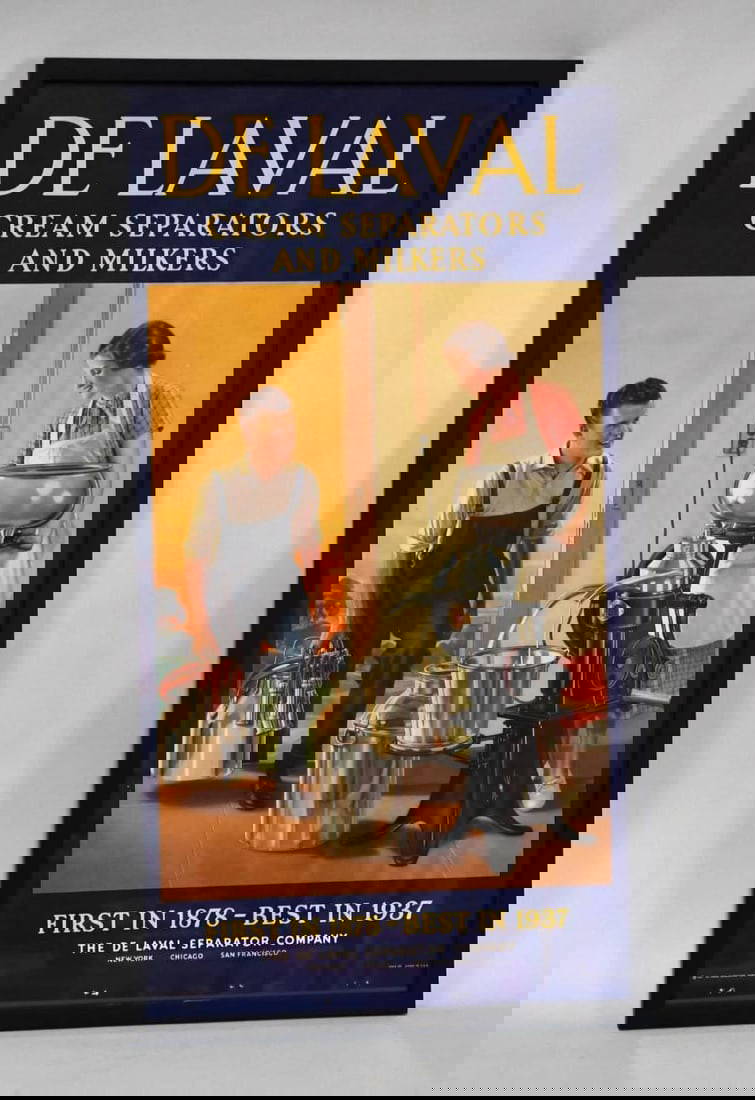 Graphical Delaval Cream Separators Ad Auction