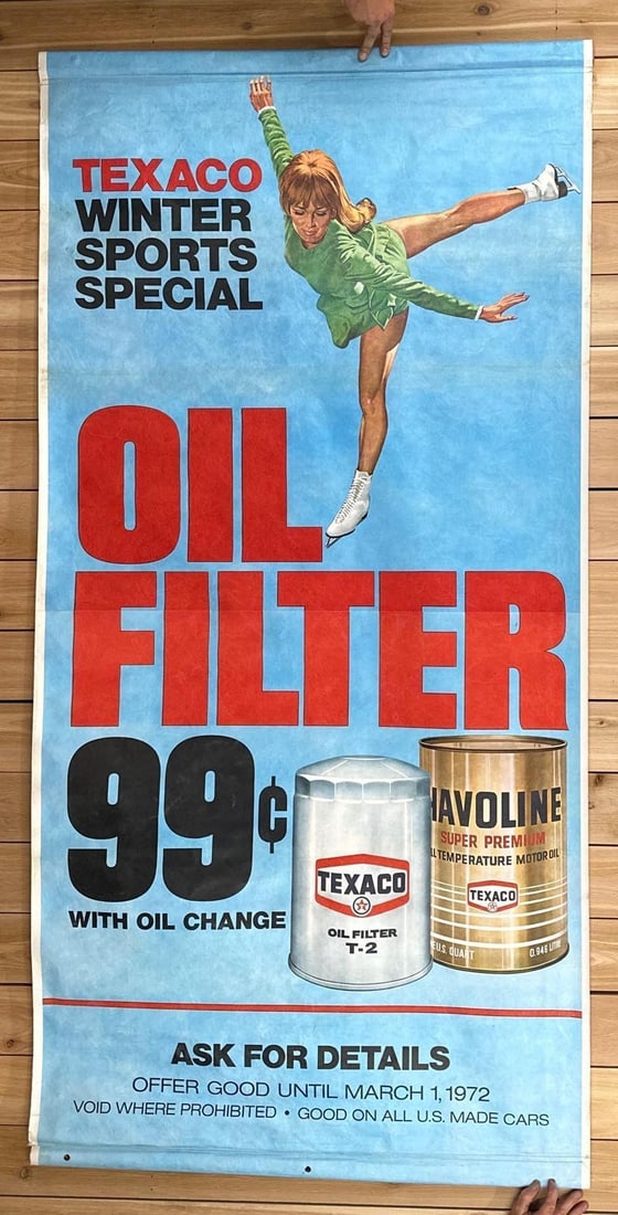 Texaco Havoline Oil Filter Poster - Jul 27, 2025 | Matthews Auctions ...