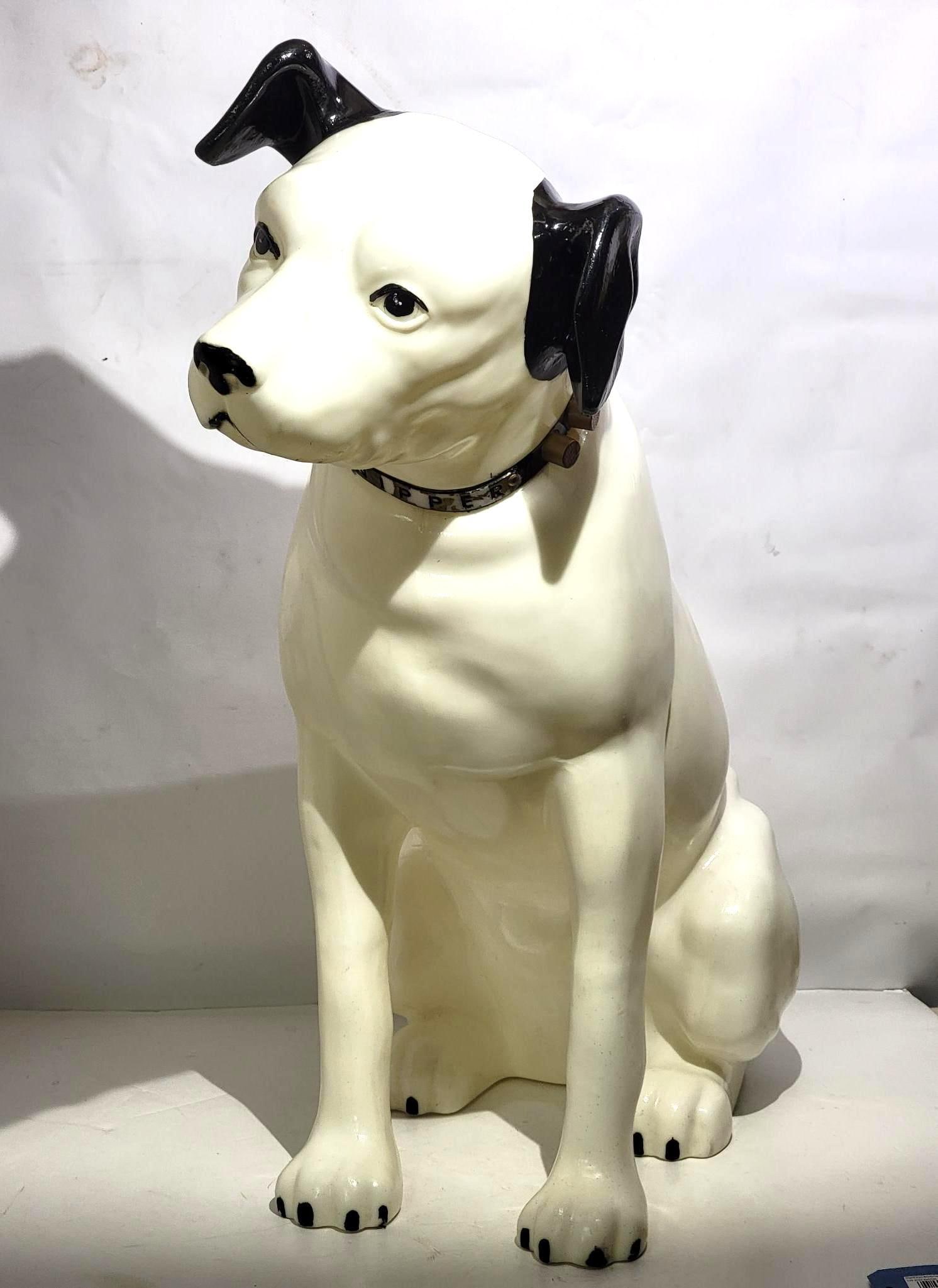 Large Rca Nipper Plastic Statue - Jul 27, 2025 | Matthews Auctions, Llc ...