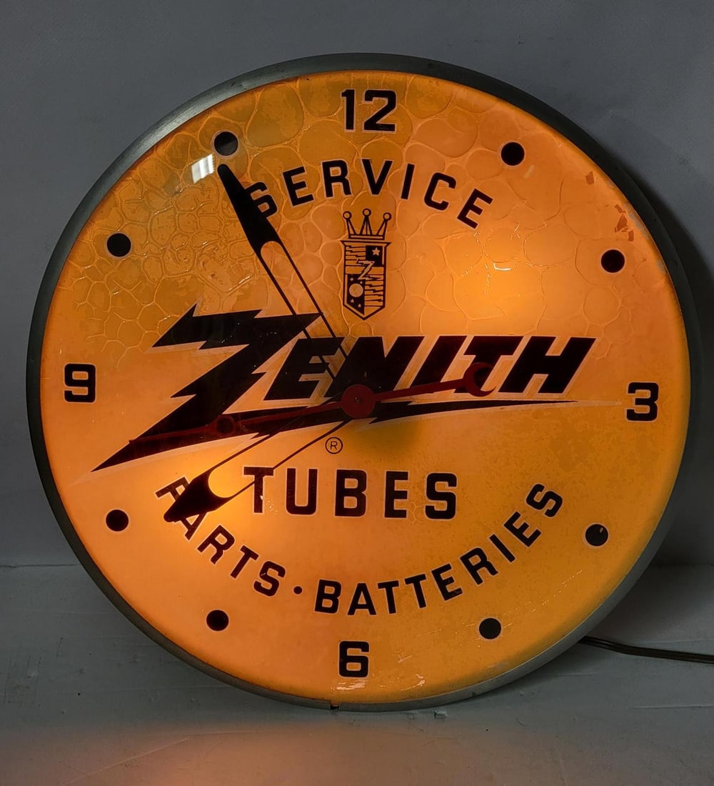 Zenith Tubes Service-parts-batteries Lighted Clock - Jul 27, 2025 ...