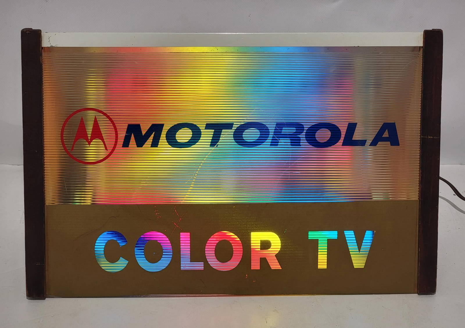 Motorola Color Tv Lighted Motion Sign - Jul 27, 2025 | Matthews ...