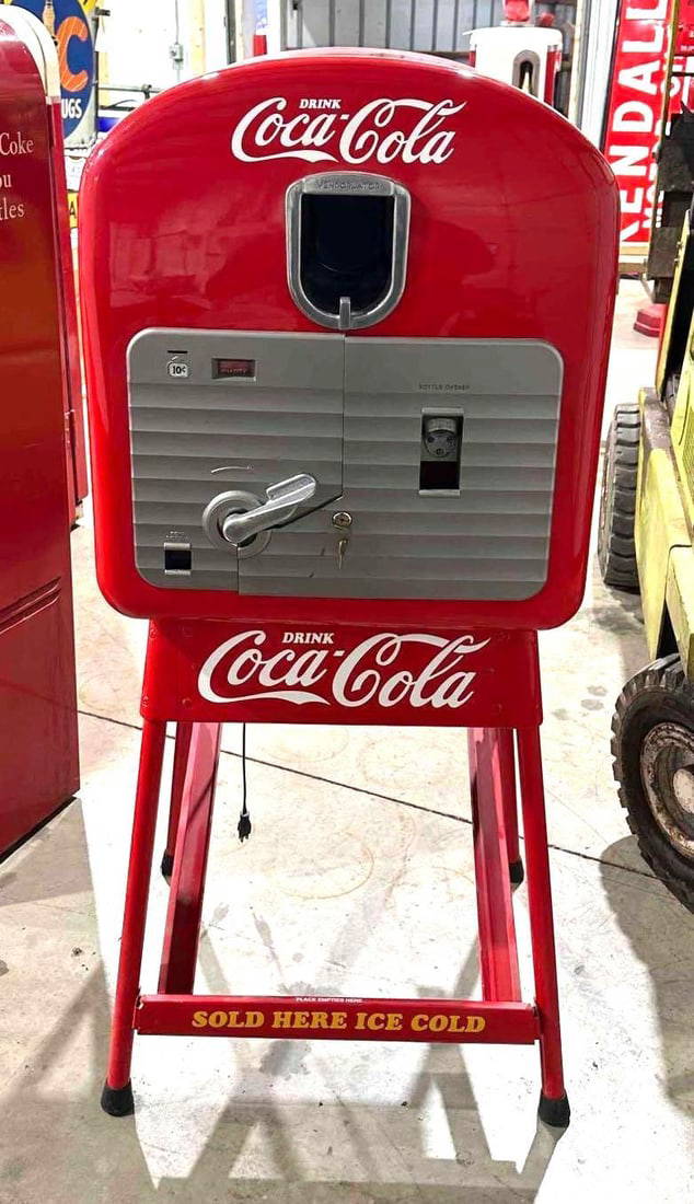 Vendo Model #27 Coin-operated Vending Machine On Stand Restored Auction