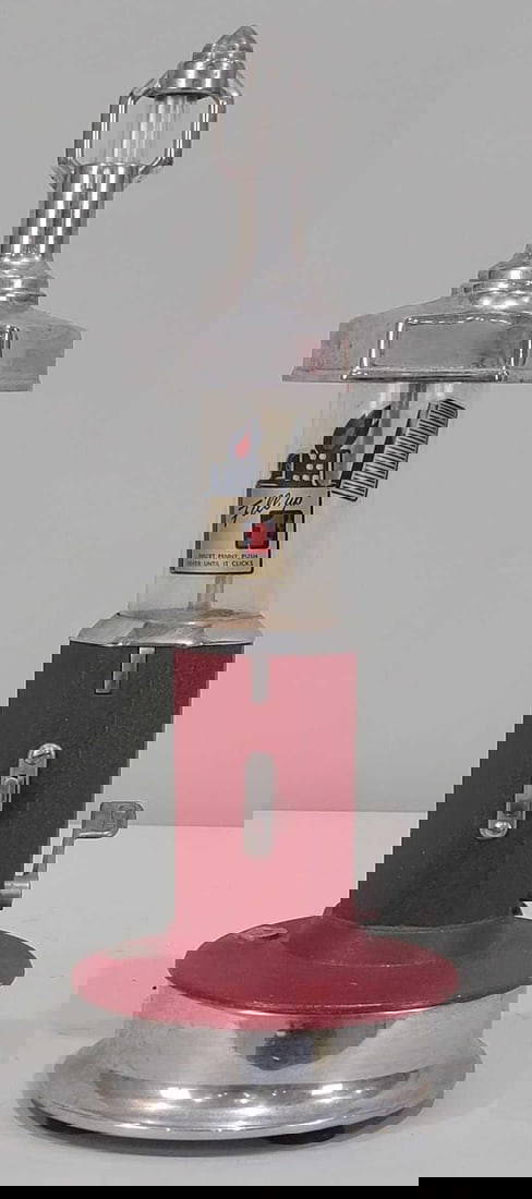 Fill Up Visible Gas Pump Style Lighter Fluid Coin-op Dispenser Auction