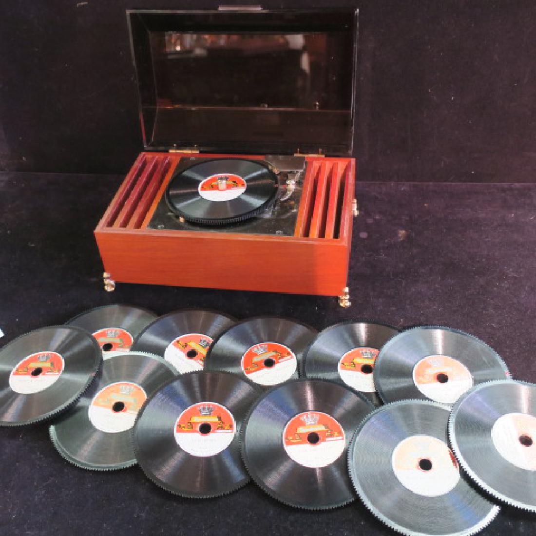 M.i.m. Lador Record Play Music Box: