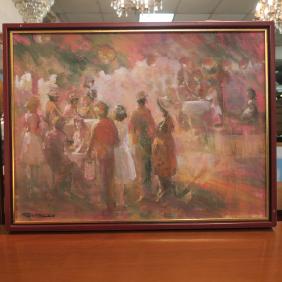 BELA BODO Signed, Framed Oil Painting Impressionist : Lot 860276