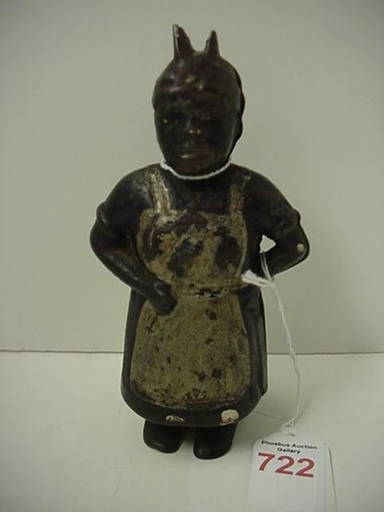 Black Memorabilia Black Mammy Cast Iron Bank