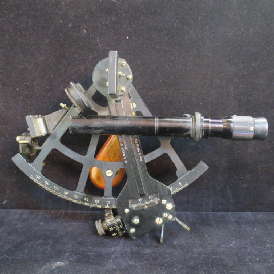 DAVID WHITE US NAVY Sextant CA World War II: