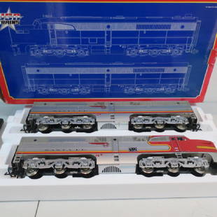 Usa Trains R22404 1, Sf Alco Pa/b Locomotives Set: