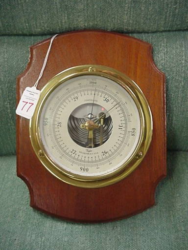 Liberty Ship Taylor Vintage Brass Case Barometer