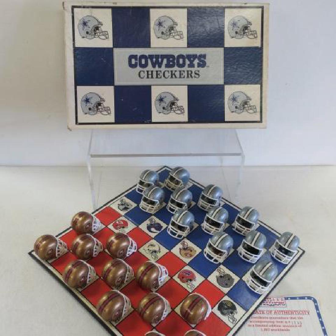 SPORTS IMPRESSIONS "DALLAS COWBOYS" CHECKERS Game: